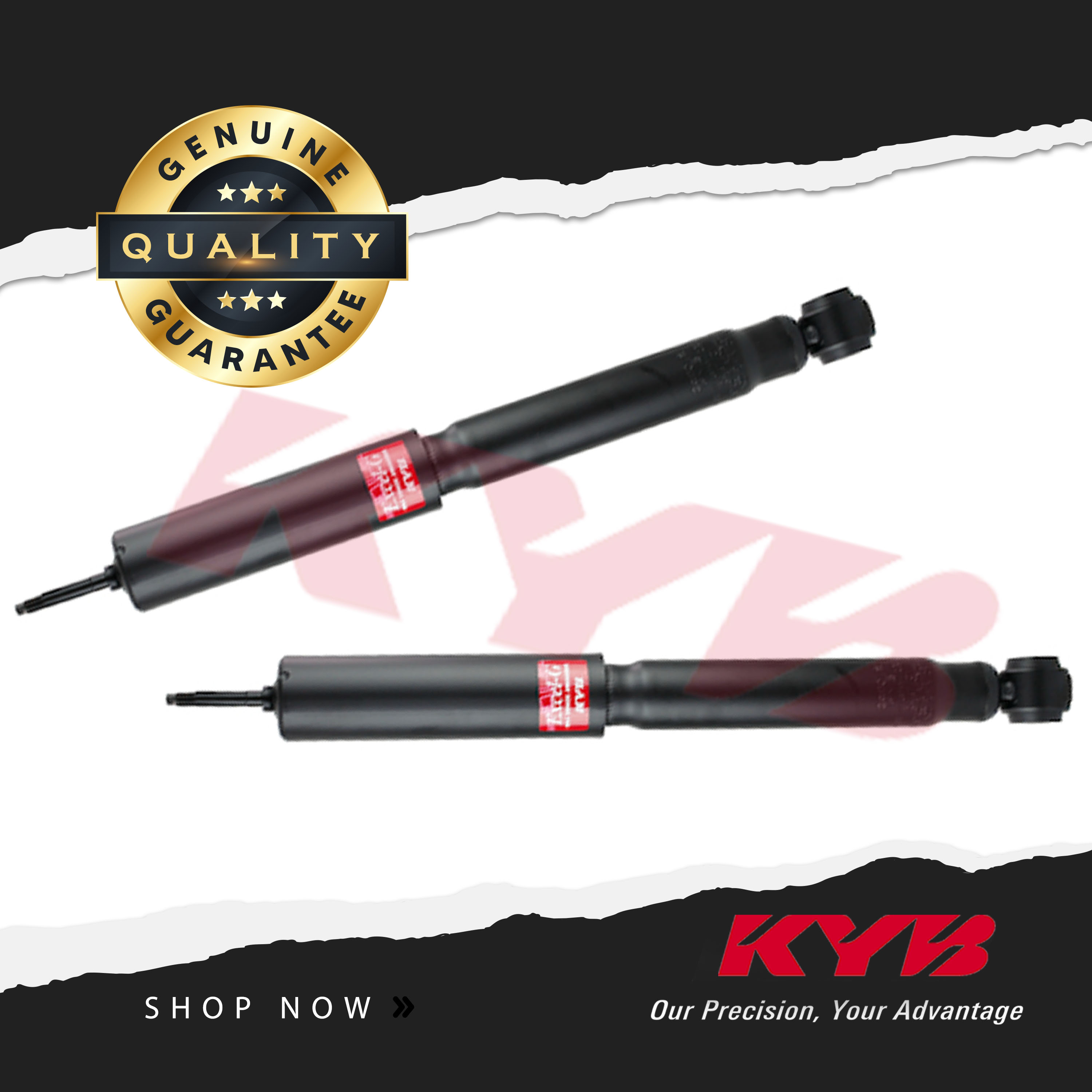 KYB Kayaba 2pcs Excel-G Shock Absorber Rear Left and Right for Toyota Innova 1st Gen 2005 - 2015 ...