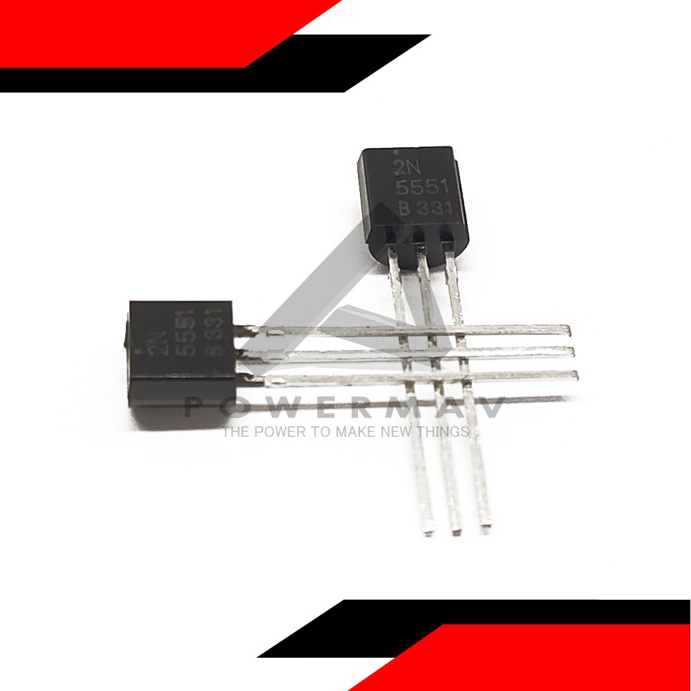 2pcs original 2n5551 transistor NPN Transistors Lower Power Material of ...