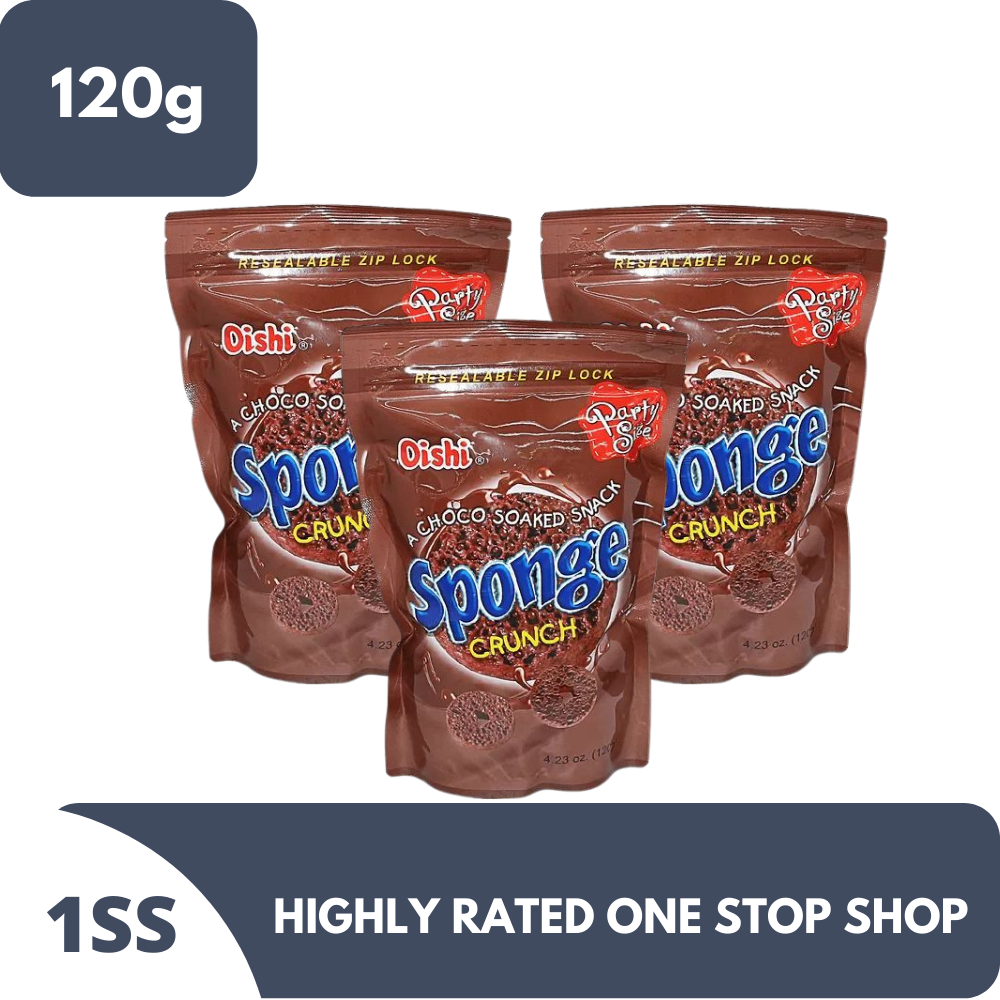 Oishi Sponge Crunch 120g x 3pcs | Lazada PH
