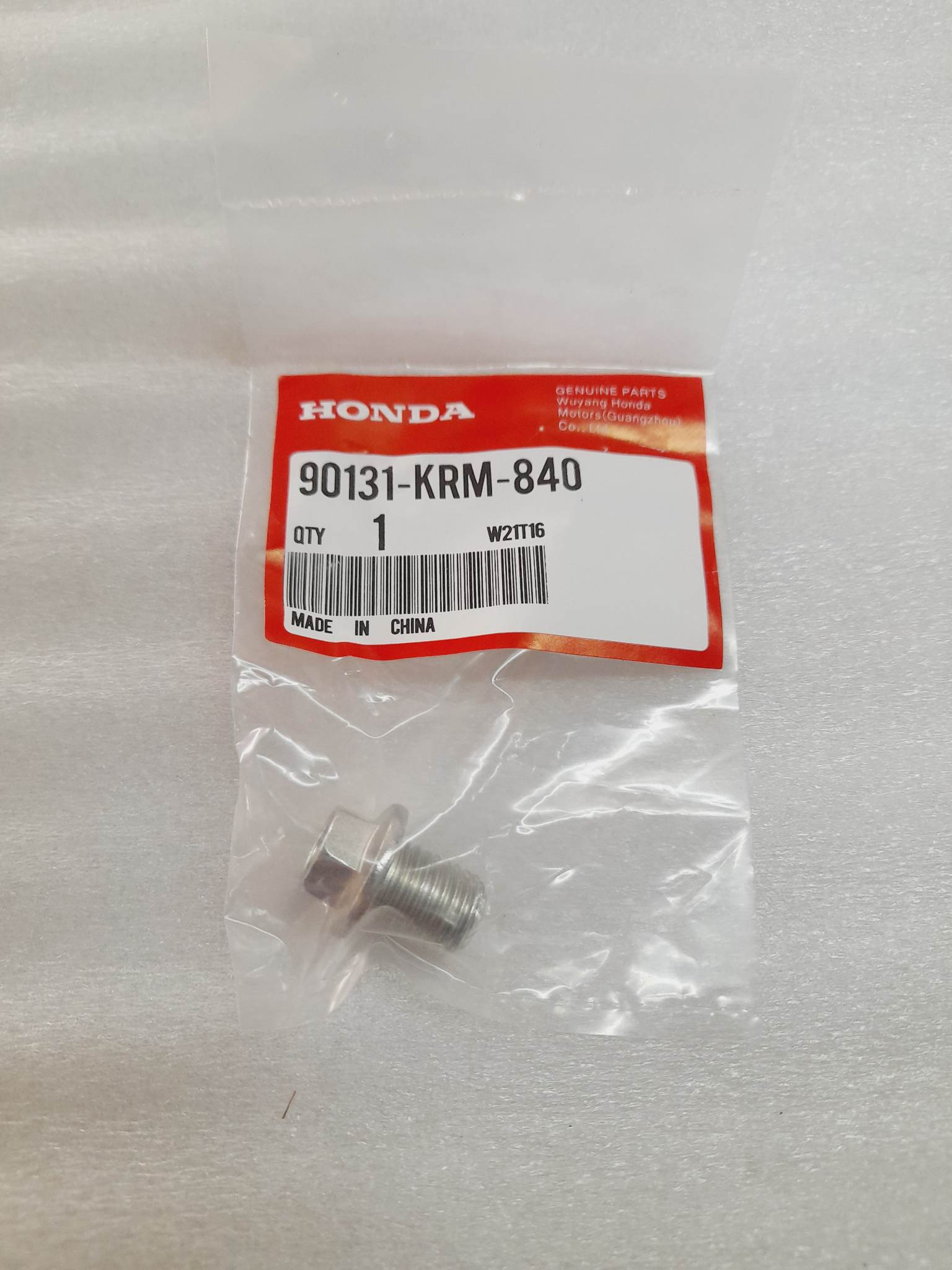 Honda Genuine Parts Drain Plug Bolt for Beat fi, click 125i, Click 150i ...