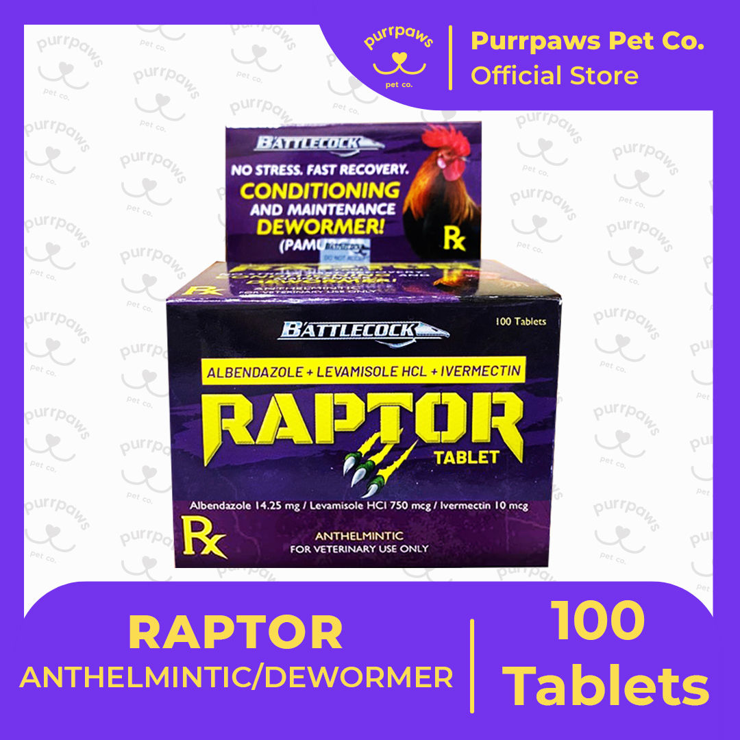 RAPTOR Anthelmintic/Dewormer (100 Tablets) | Lazada PH
