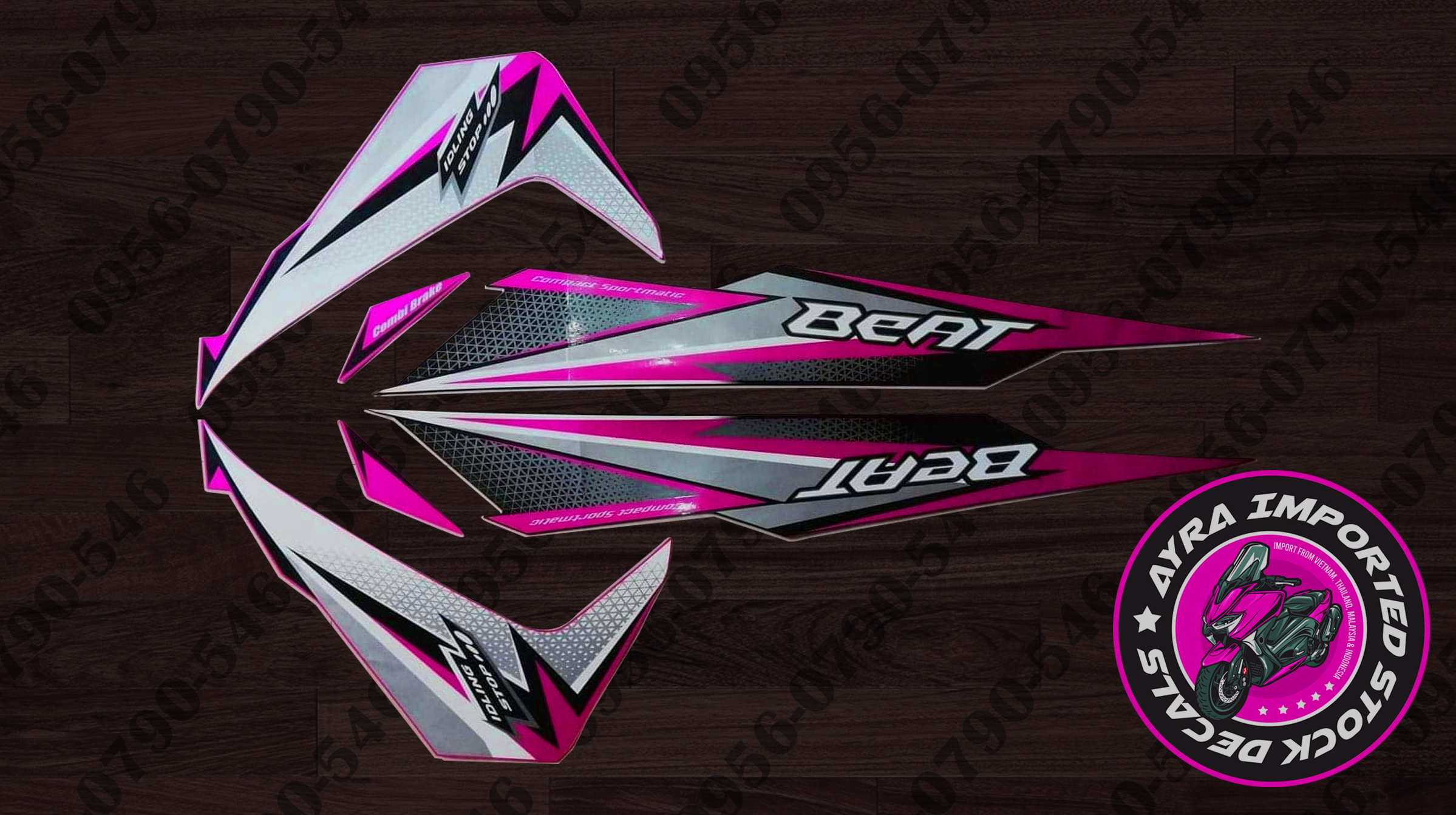 HONDA BEAT Fi V2 110cc #2 Stock Decal/Sticker | Lazada PH