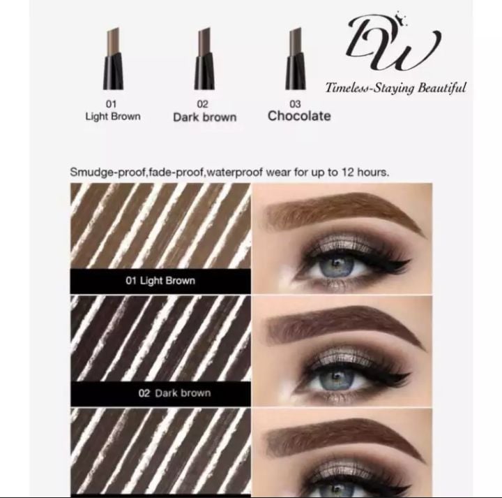 MEMORY DW EYEBROW PENCIL Automatic Rotating Eyebrow Pencil Waterproof ...