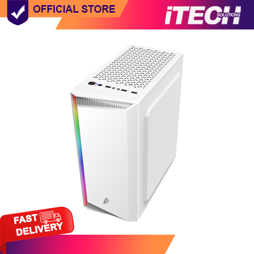 1STPLAYER RAINBOW RB-4 MID-TOWER GAMING CASE W/ TEMPERED GLASS /M-ATX ...