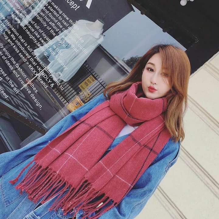 Thick Checkered Scarf | Lazada PH