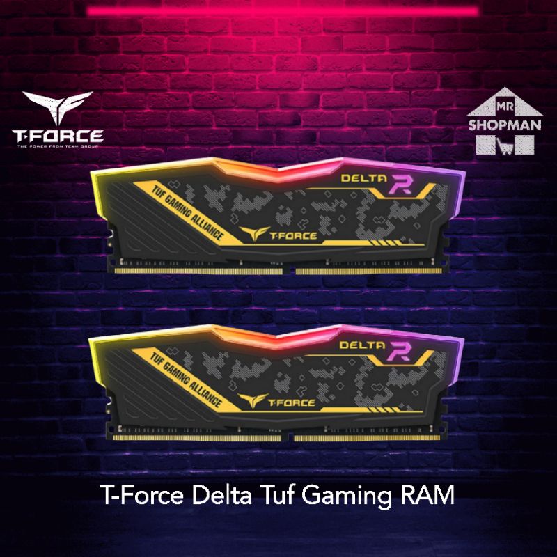 Teamgroup T-force Delta 16Gb 32Gb 3200Mhz 3600Mhz Black White Tuf ...