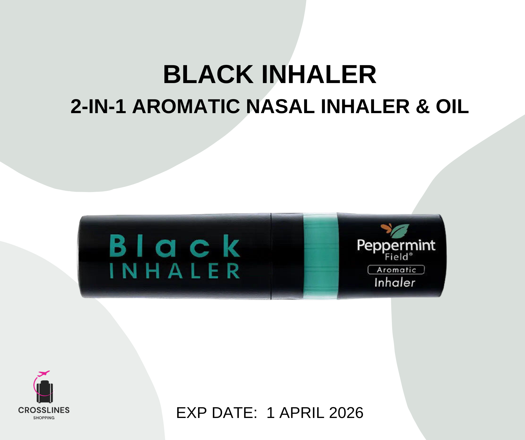 BLACK INHALER (PEPPERMINT FIELD) - Original from Thailand | Lazada PH