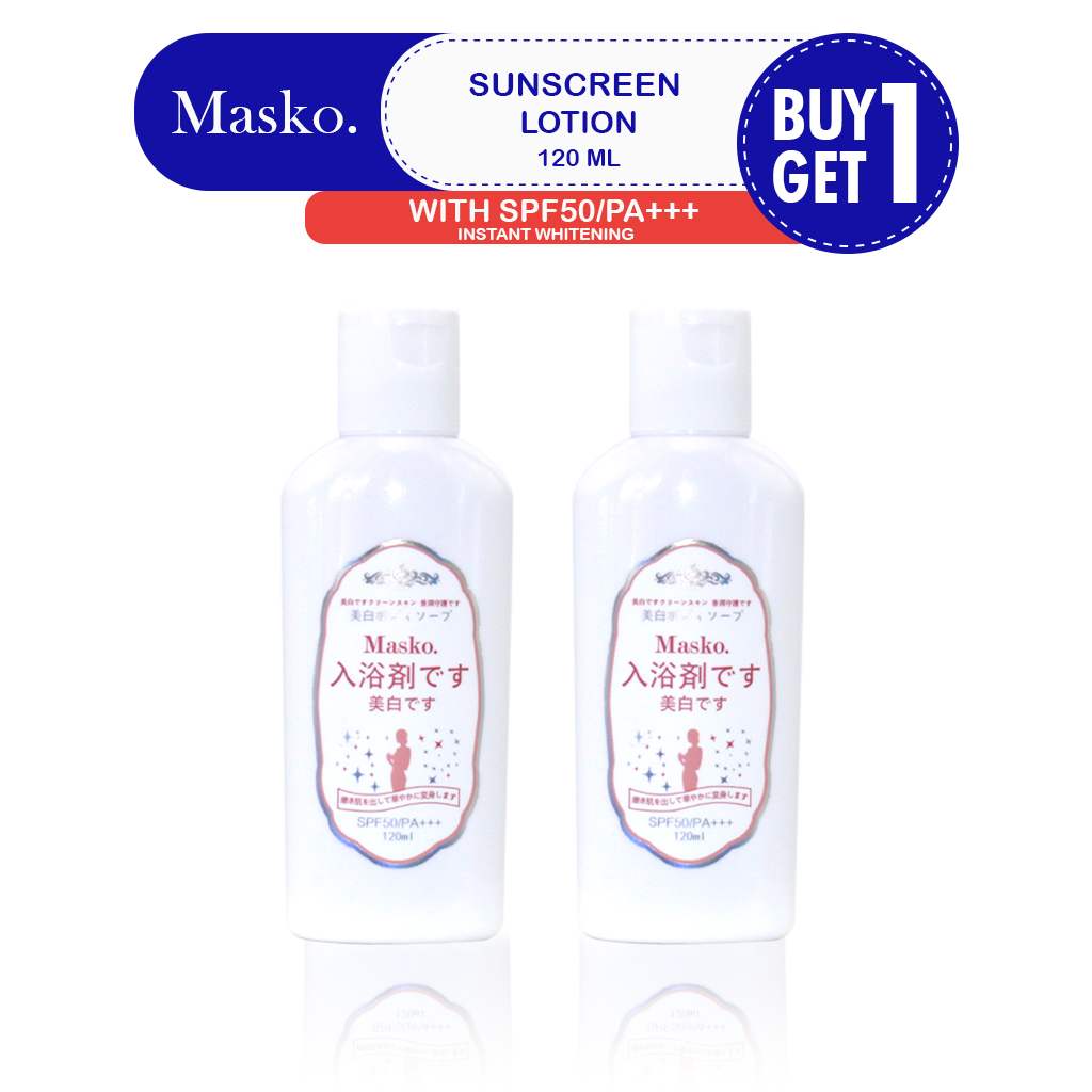 Masko Sunscreen lotion with Whitening Effect ,Spf 50+++ Sun Block and ...