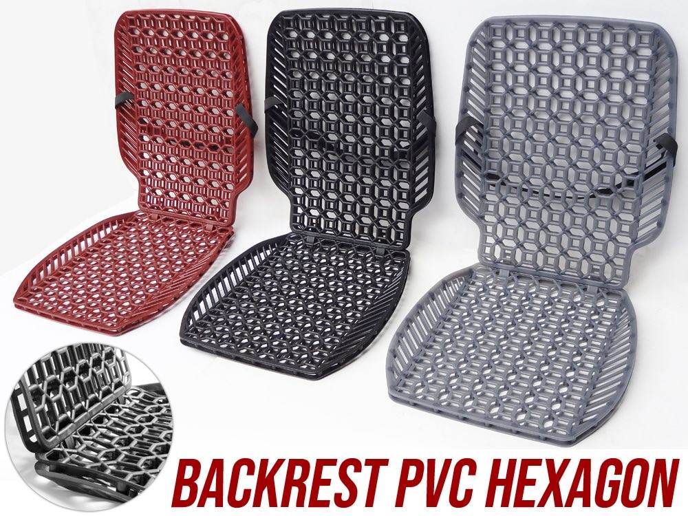 Backrest PVC Hexagon Comfy (back and seat combination) | Lazada PH