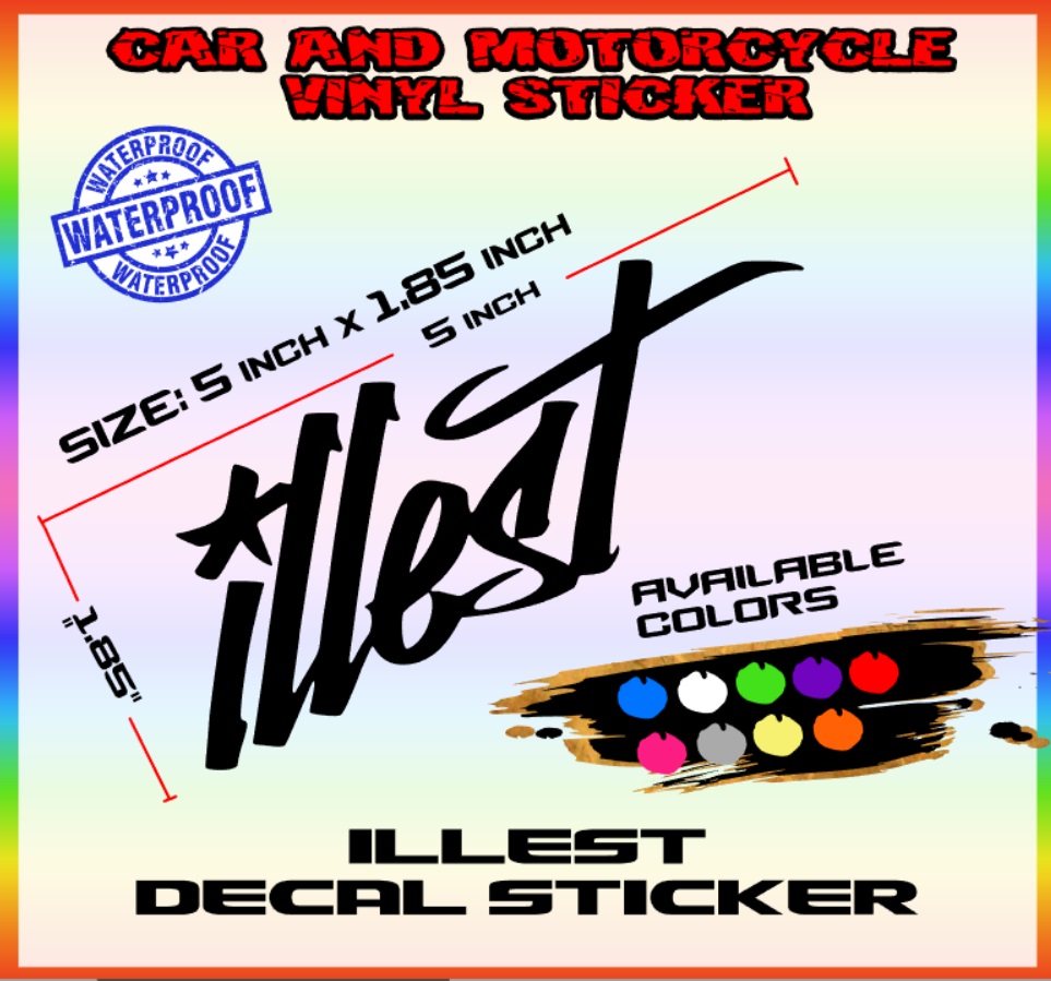Illest sticker decals | Lazada PH