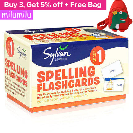 milumilu First Grade Spelling Flashcards sylvan learning Aklat Flash ...