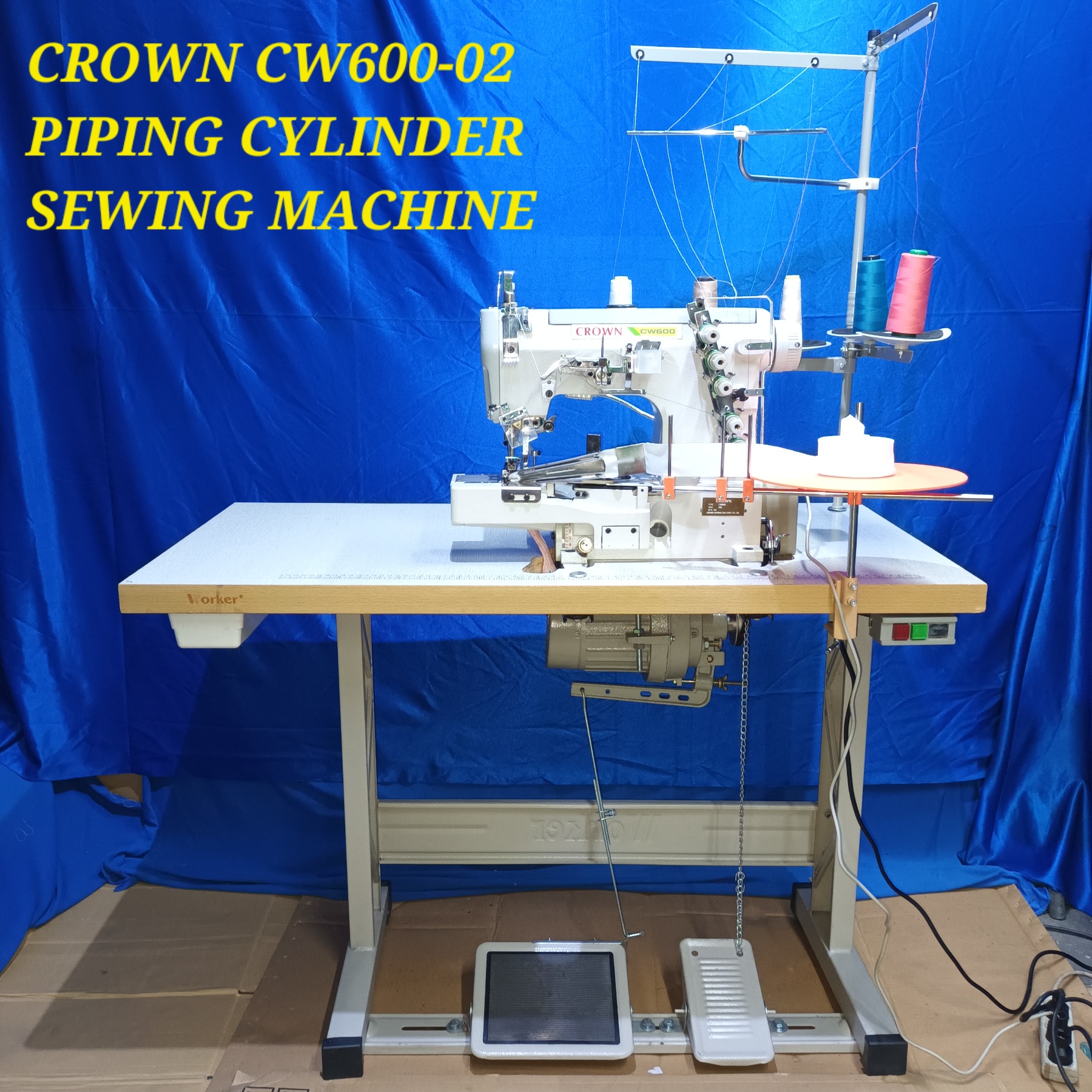 MACHINE/CROWN PIPING CYLINDER SEWING MACHINE MODEL:CW600-02 | Lazada PH