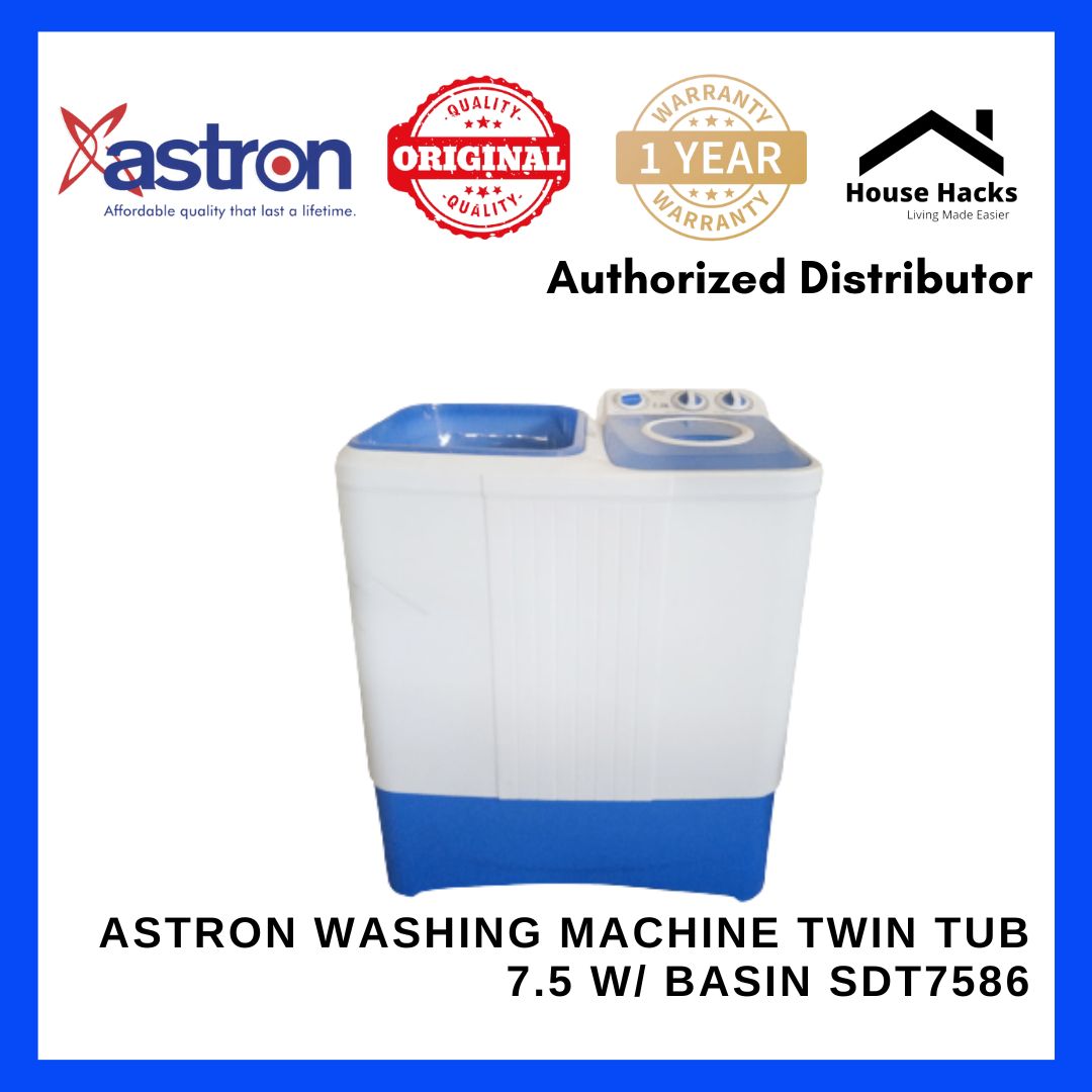 Astron Washing Machine Twin Tub 7.5 w/ Basin SDT7586 (House Hacks ...