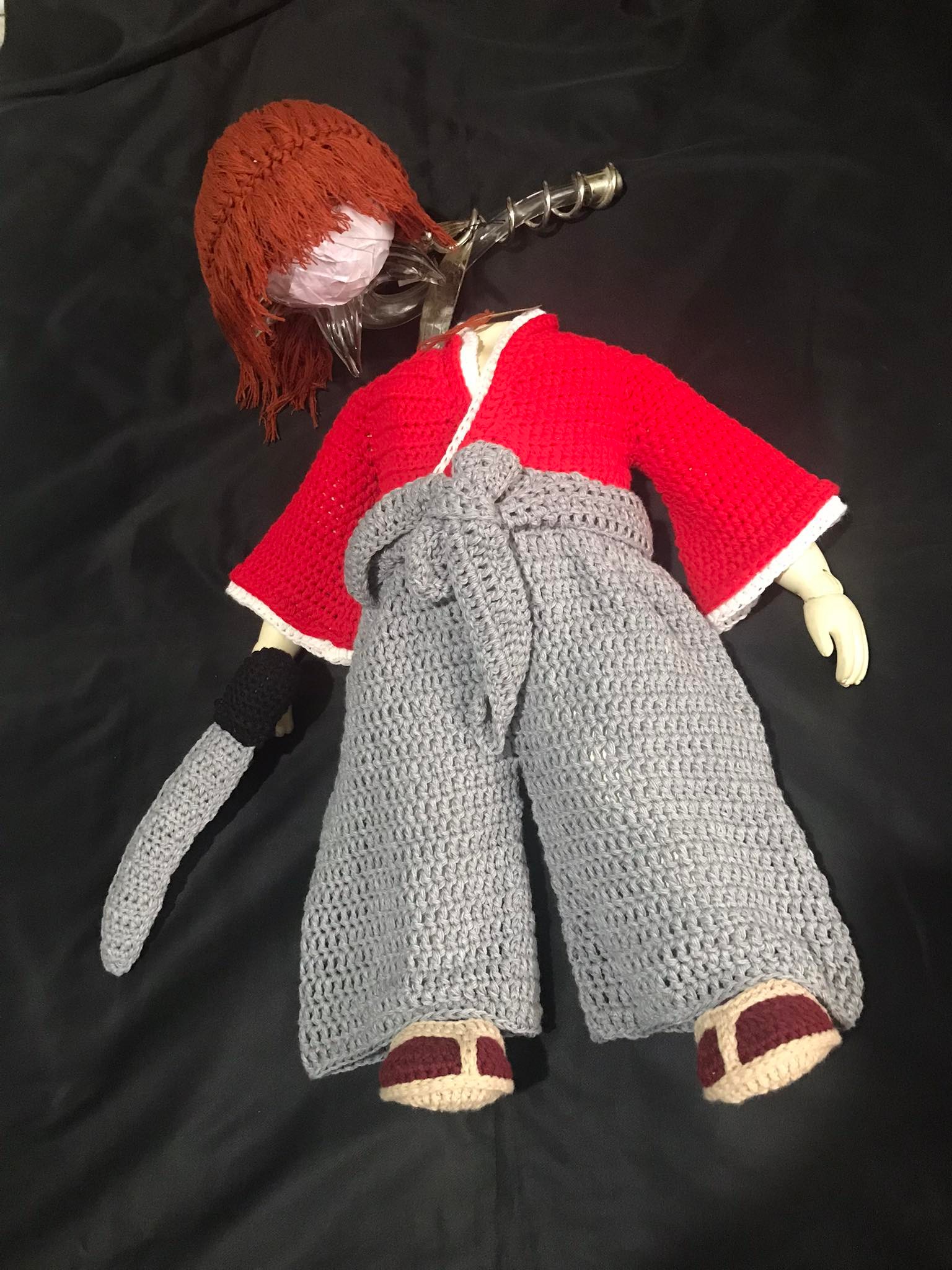 Crochet inspired RUROUNI KENSHIN outfit/ SAMURAI X costume (made upon ...