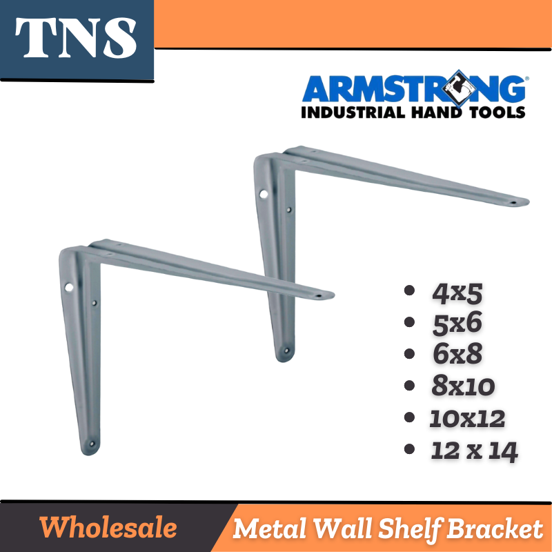 Armstrong Steel Angle Shelf Bracket Wall Bracket Shelves Heavy Duty ...
