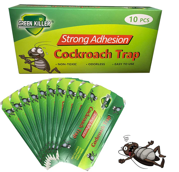 Best Seller STICKY COCKROACH KILLER TRAP BOARD | 1BOX/10PCS | Indoor ...