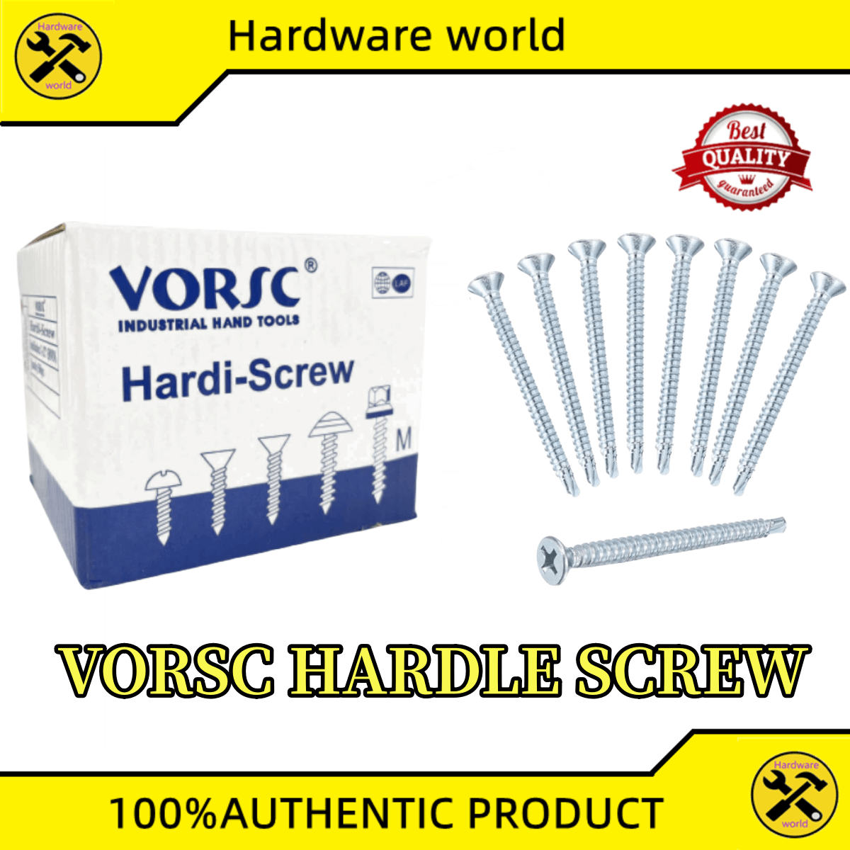 HARDWARE WORLD VORSC HARDI SCREW 1 1/2, 2 hardi screw | Lazada PH