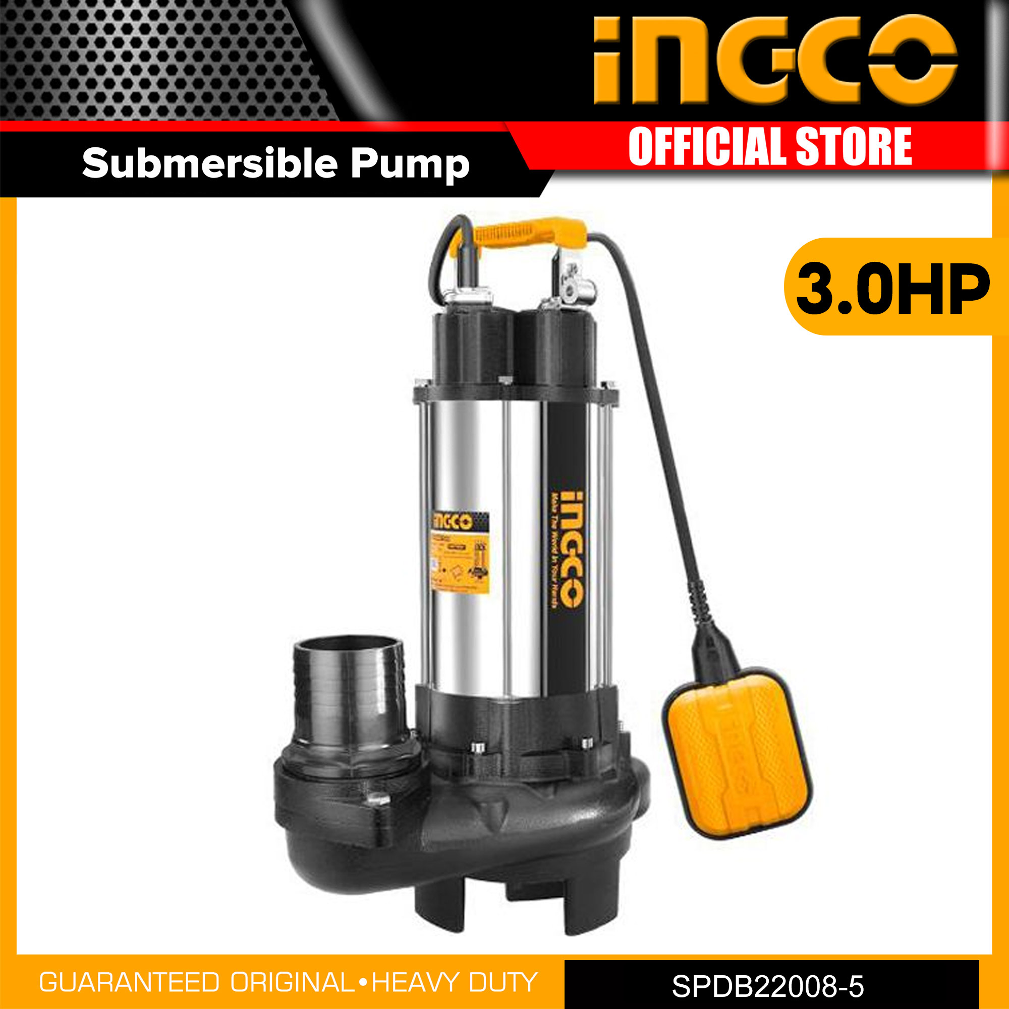INGCO Water Submersible Pump 2200W (3.0HP) SPDB22008-5 IPT | Lazada PH