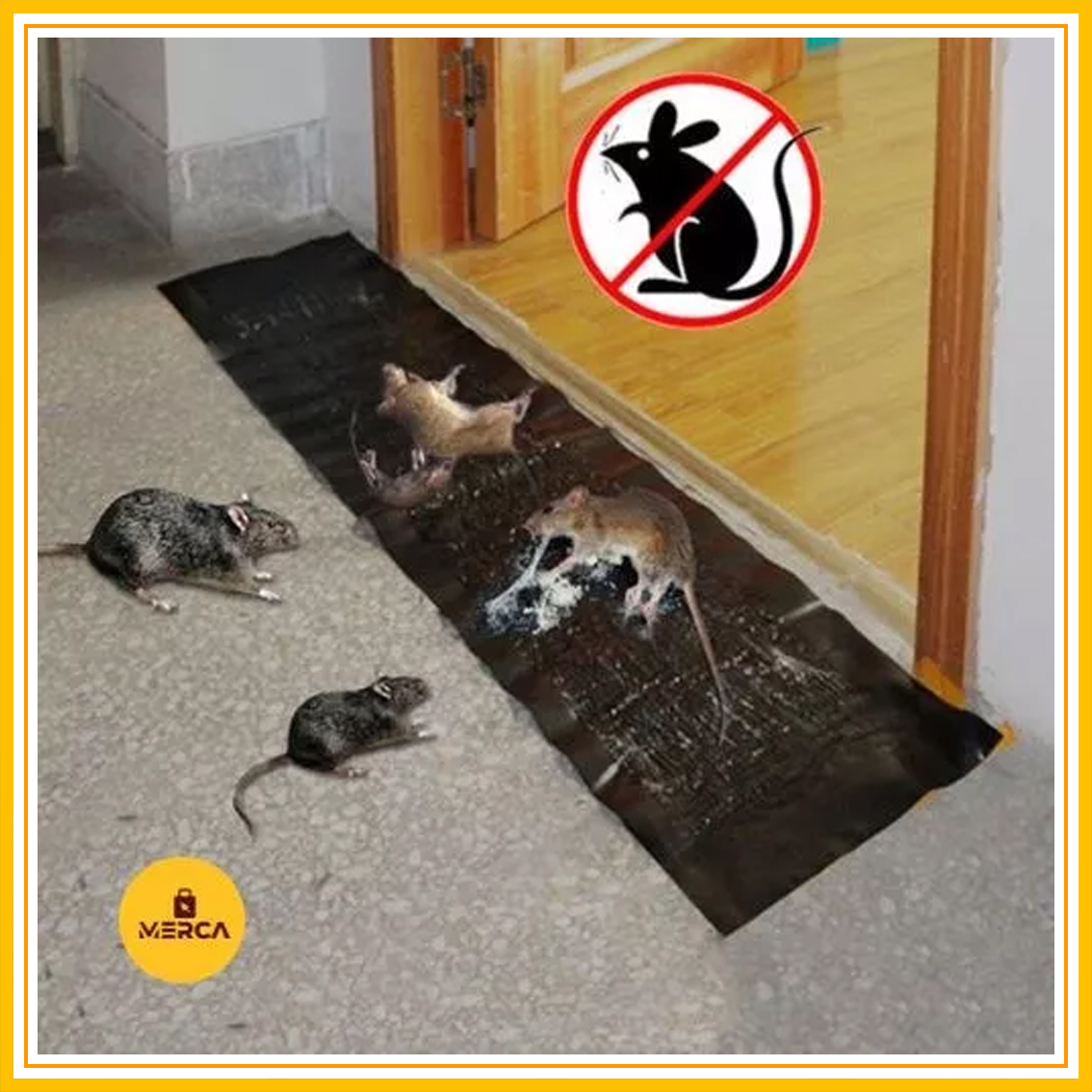 Big Size Mouse Board Sticky Mice Glue Trap High Effective Rodent Rat ...