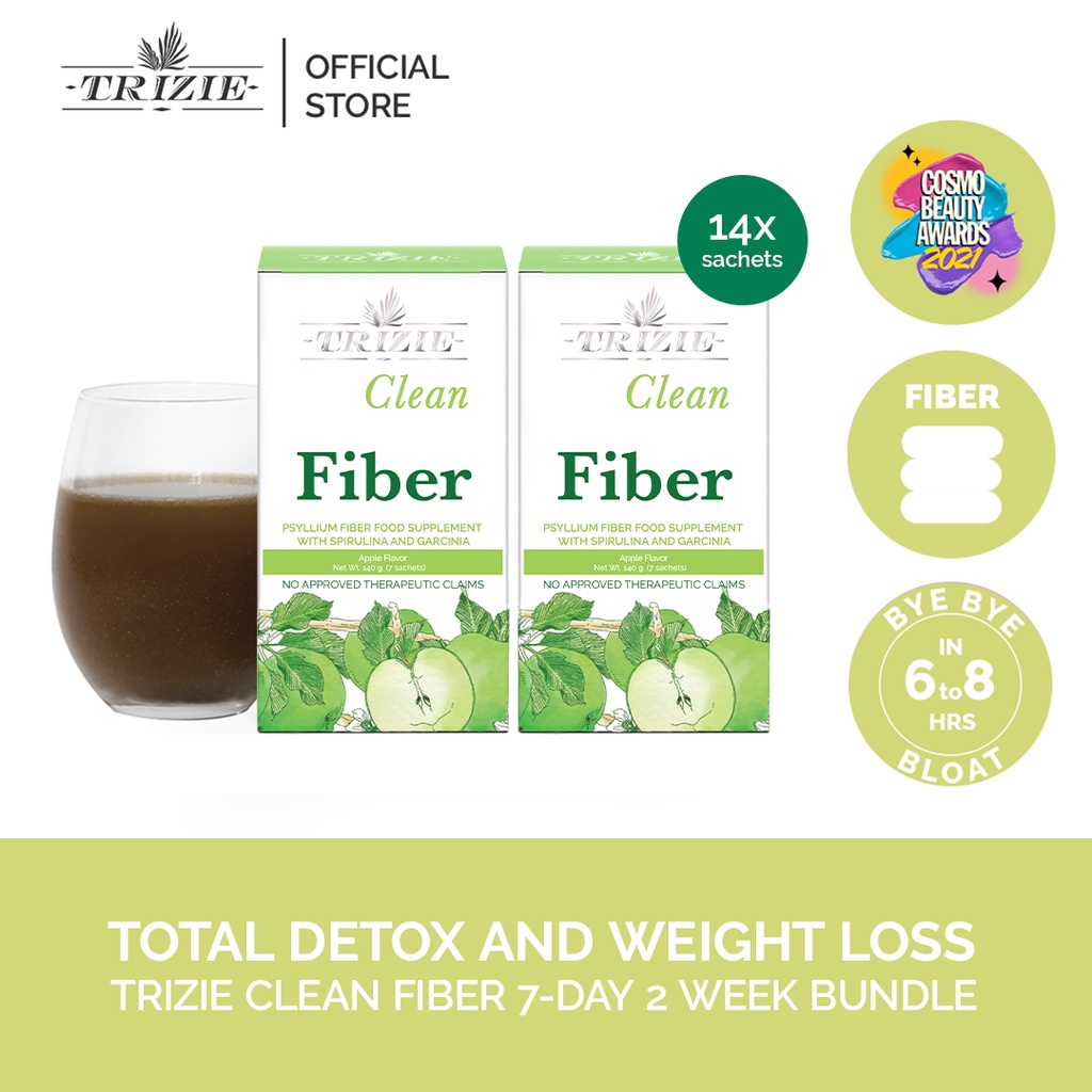 Agad na nagpapadala TRIZIE Clean Fiber Box of 2 Fiber Drink - Weight ...