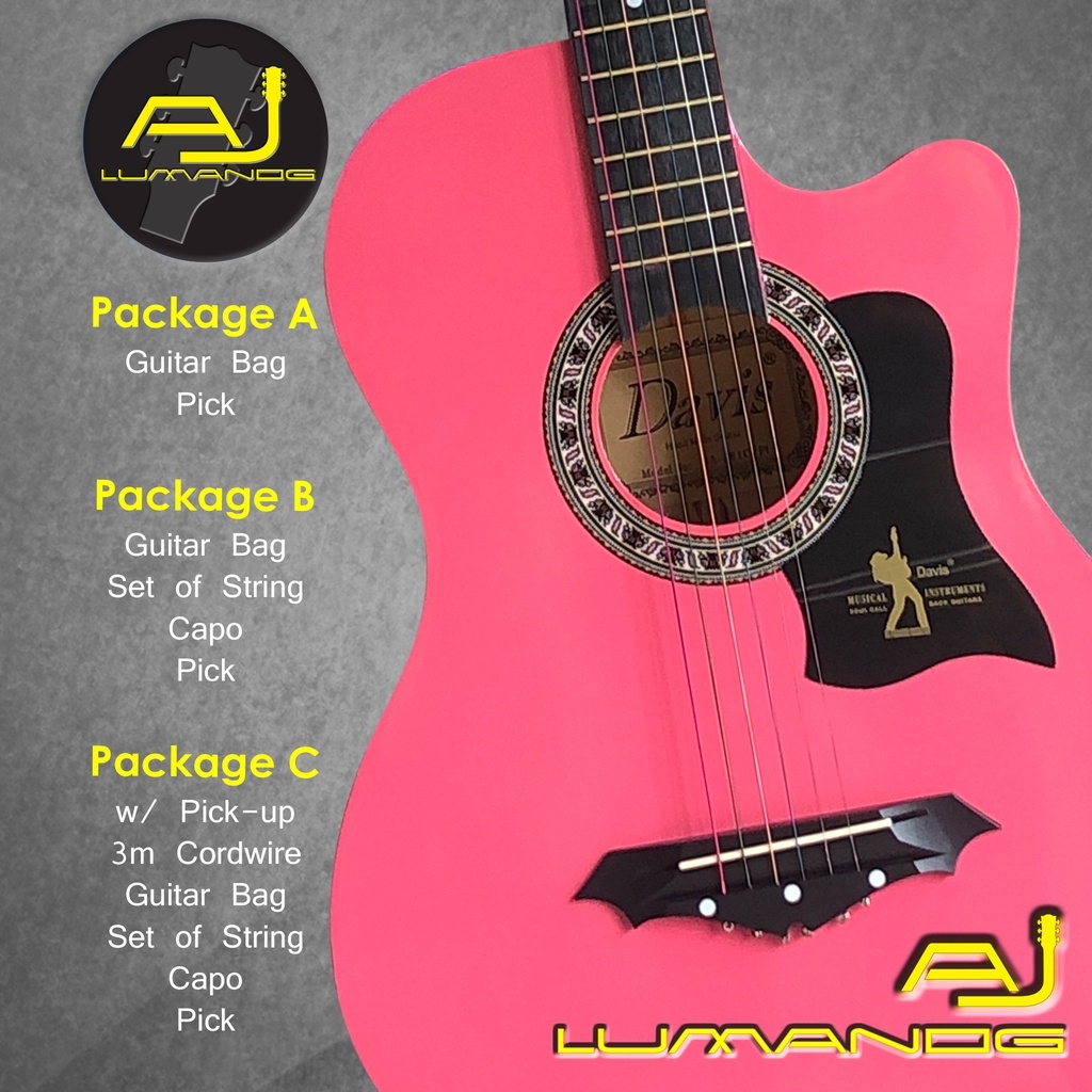 DAVIS 381c Acoustic Guitar By; Antonio Lumanog Jr. | Lazada PH