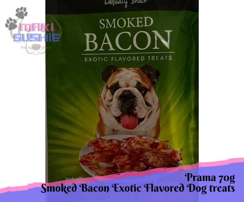 Prama 70g Smoked Bacon Exotic Flavored Dog treats | Lazada PH