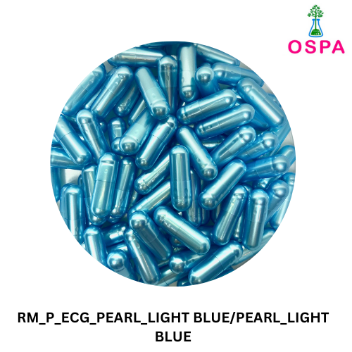 1000pcs Size 0 Pearl Light Blue/ Pearl Light Blue Capsule OSPA EMPTY ...