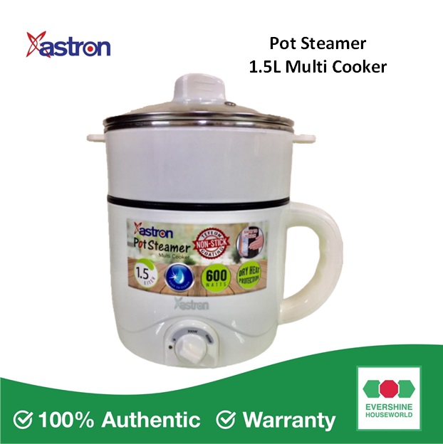 ASTRON ELECTRIC POT STEAMER MULTI COOKER 1.5L | Lazada PH