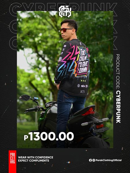 PARAK CLOTHING CYBERPUNK design long sleeves aircool riding jersey ...