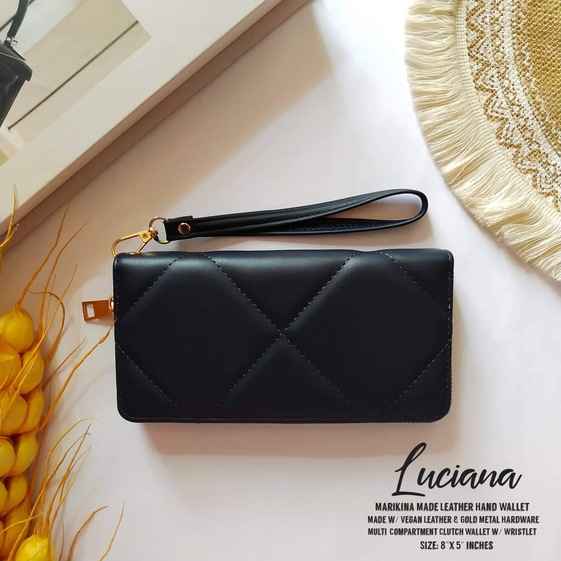 Luciana Clutch Leather Wallet for Women Marikina Made | Lazada PH