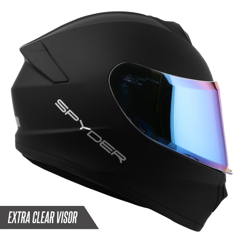 Helmet 78 Spyder Full-Face Helmet Spike 2 P S0A (FREE Clear Visor ...