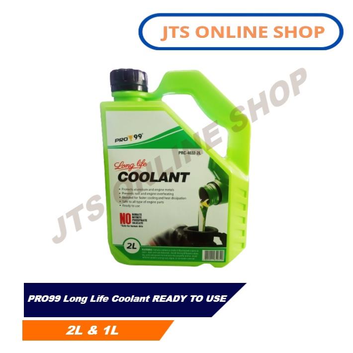 PRO99 LONG LIFE COOLANT READY TO USE BOX - 1LITER(12PCS) 2LITERS(9PCS ...