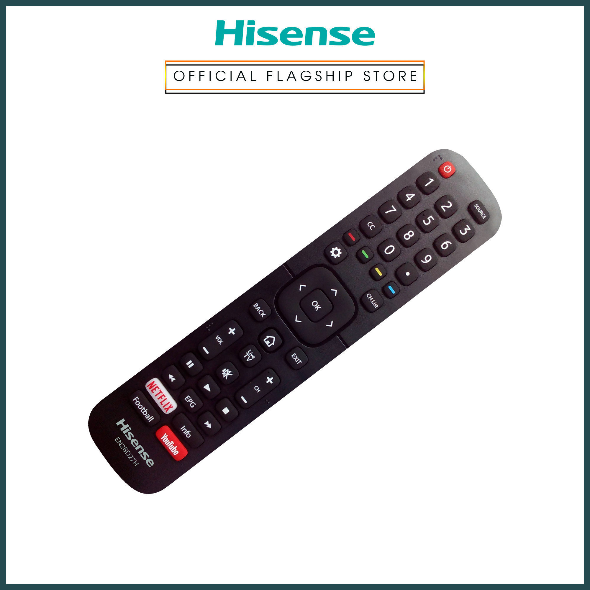 HISENSE REMOTE CONTROL - 50K303/ 55K303V2(183 UP)/ 43A5605/ 39A5605 ...