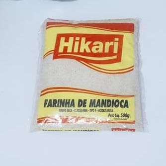 Farinha de mandioca crua Fina - Hikari / Brazilian Cassava Flour White ...