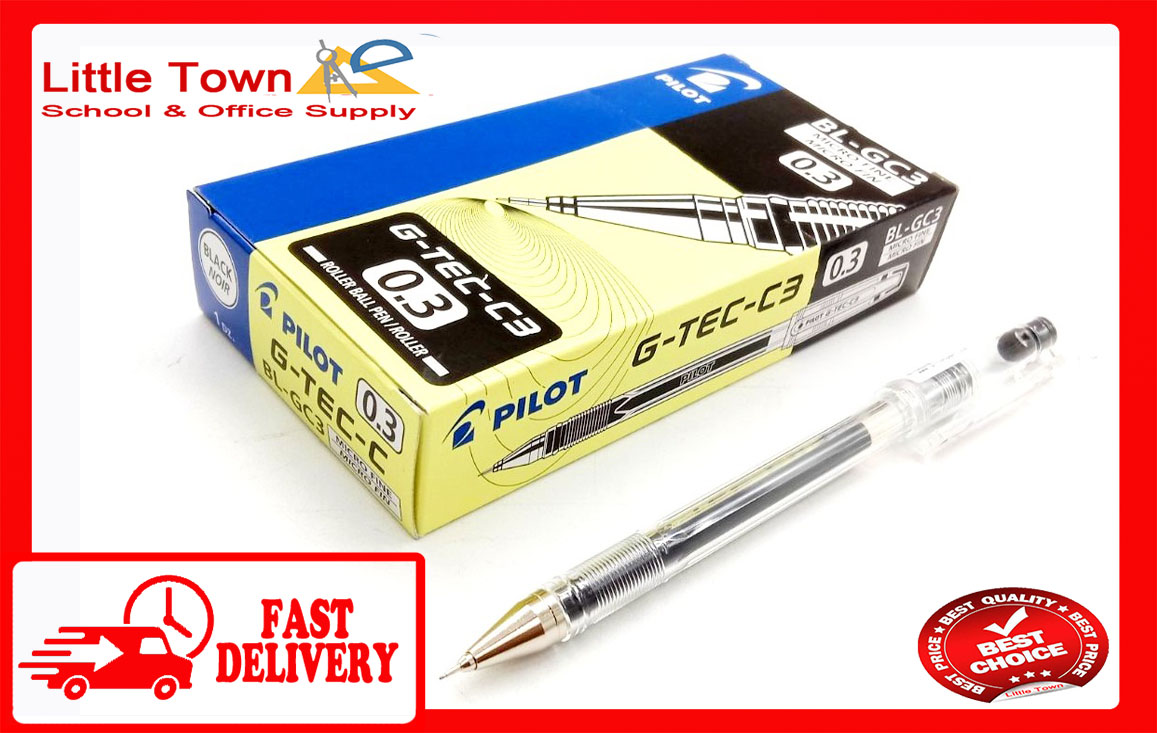 Pilot Roller Ball Pen G-Tech C3 0.3 Black / G-Tech 0.4 Black | Lazada PH