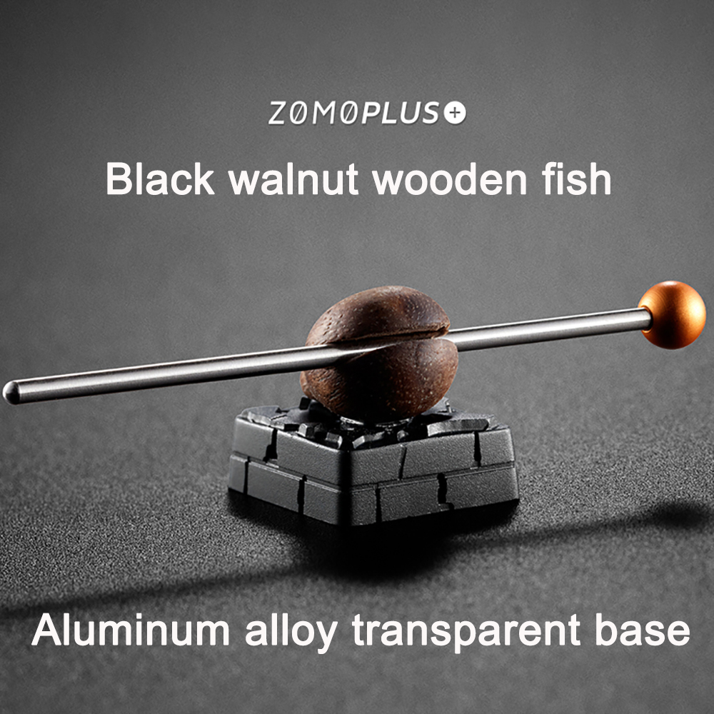 Wooden Fish Key Cap Three Dimensional Creative Decompression Game ...