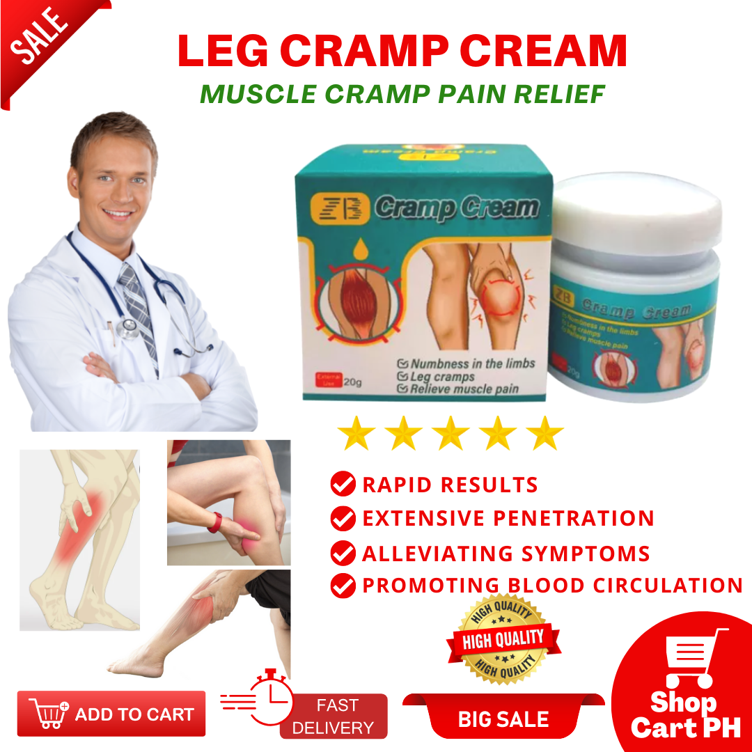 ️100% Original Leg Cramp Cream Nerve Pain Relief Cream Hand Foot Cramp ...