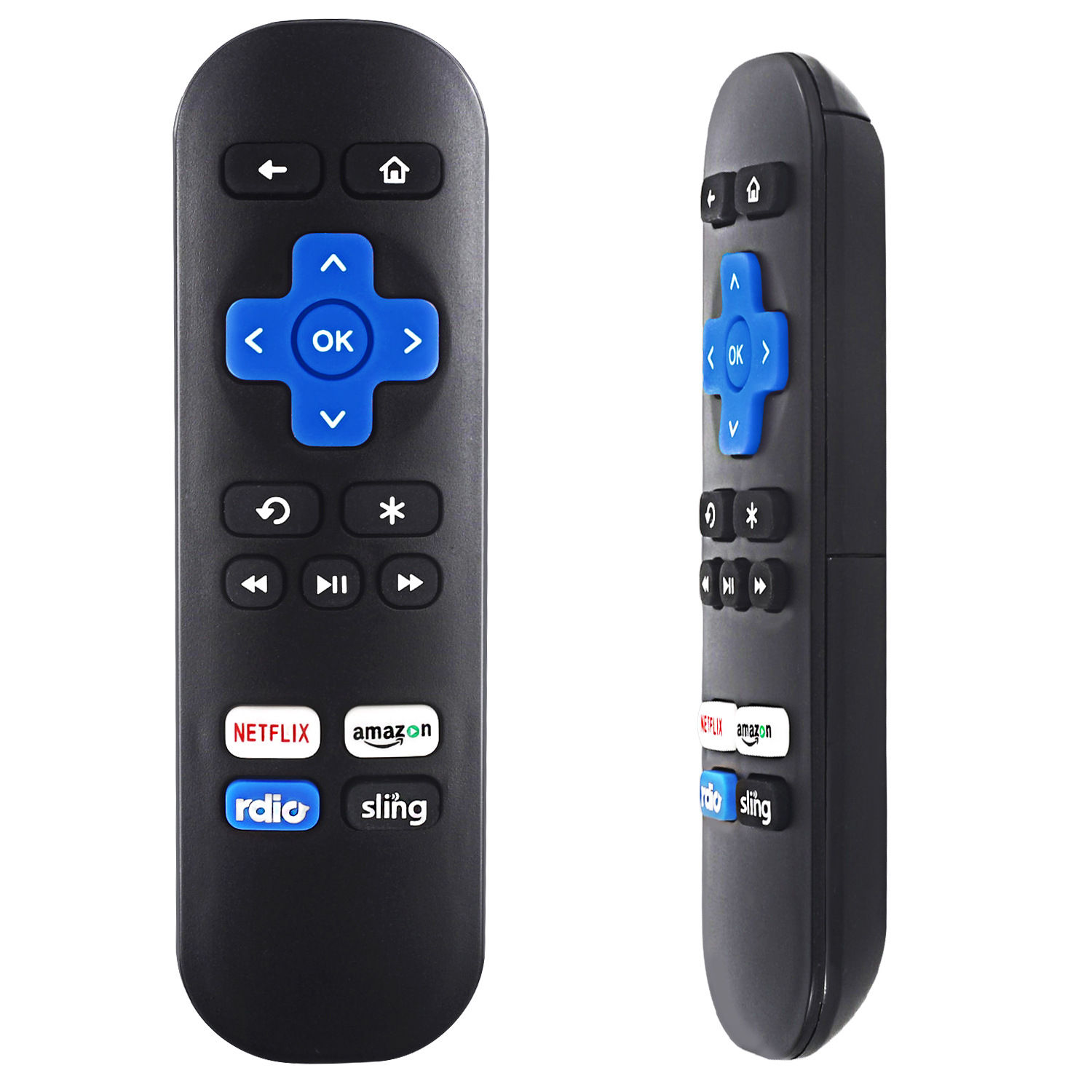 For Roku Set Top Box Remote-Control Unit With Netflix Rdio Sling Button ...