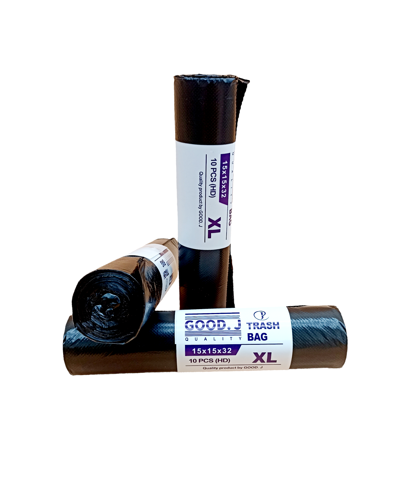 10ROLL - High Quality Trash bag Garbage bag Black (Small/Medium/Large ...