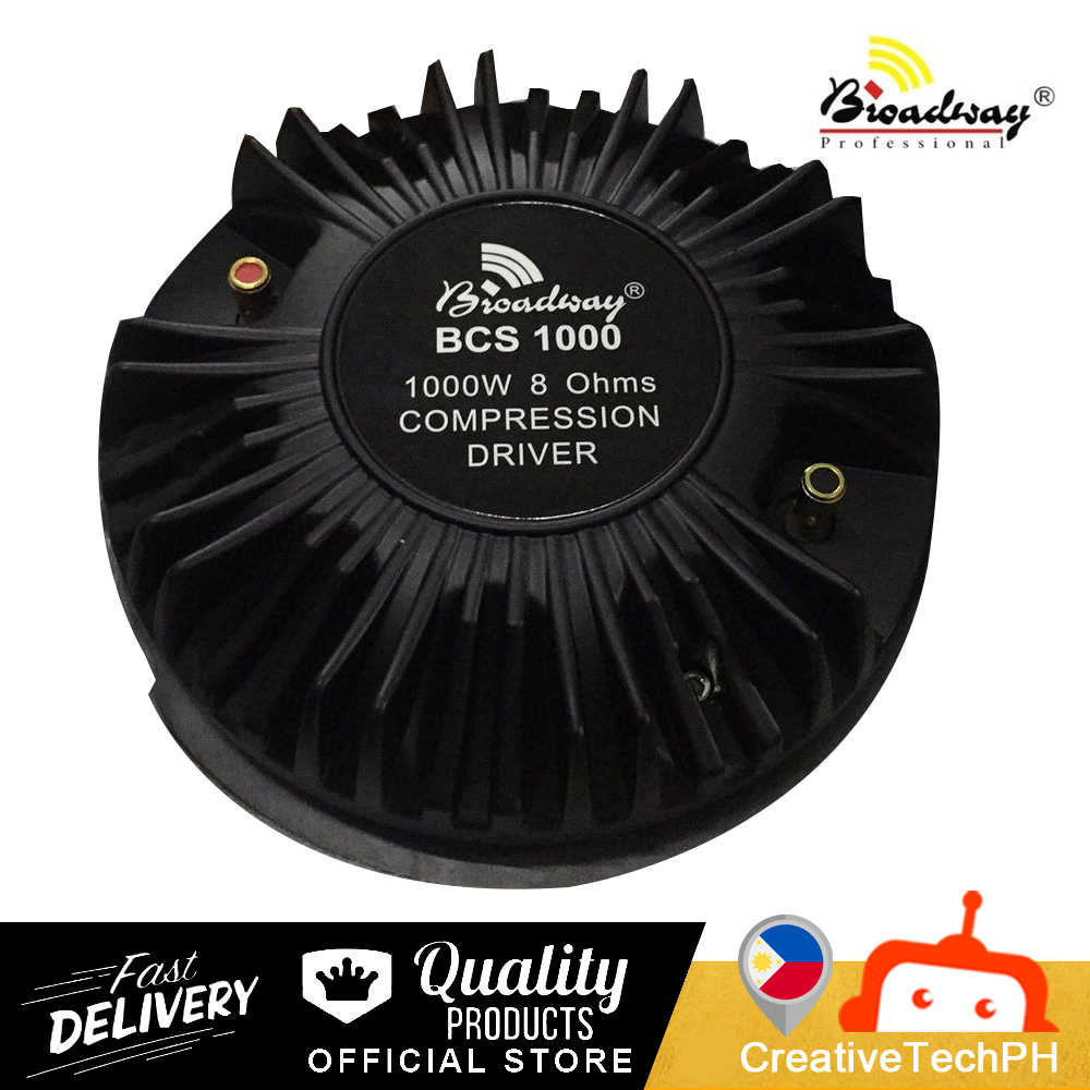 Broadway BCS 100 Compression Driver 1000W 8 Ohms | Lazada PH