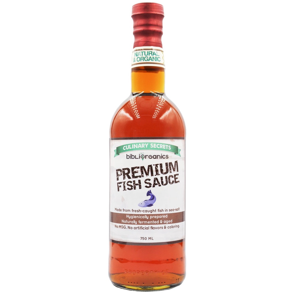 Bibliorganics Premium Fish Sauce Patis (75ml) | Lazada PH