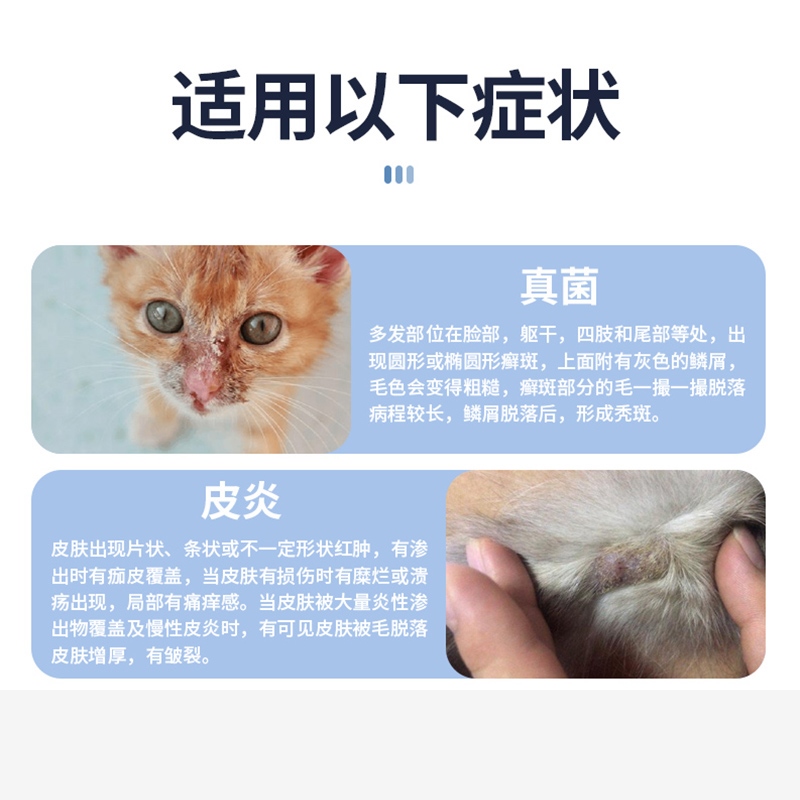 Australian dermatitis spray 30ml Piyan dog cat skin disease fungus cat ...