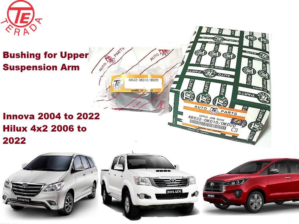 Bushing for Upper Suspension Arm 48632-0K010 Innova 2004-2022 Hilux 4x2 ...