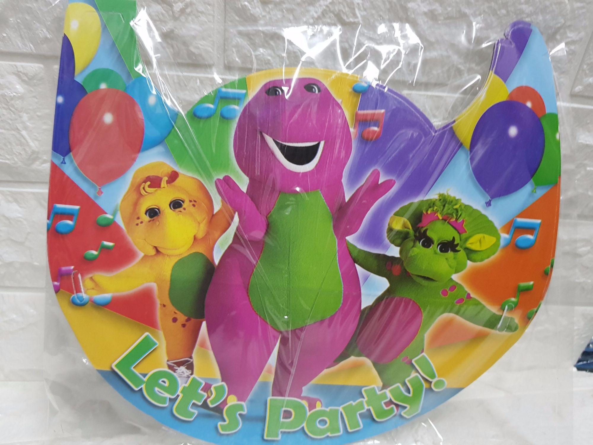 BARNEY THEMED PARTY HATS (10 pcs/pack) | Lazada PH