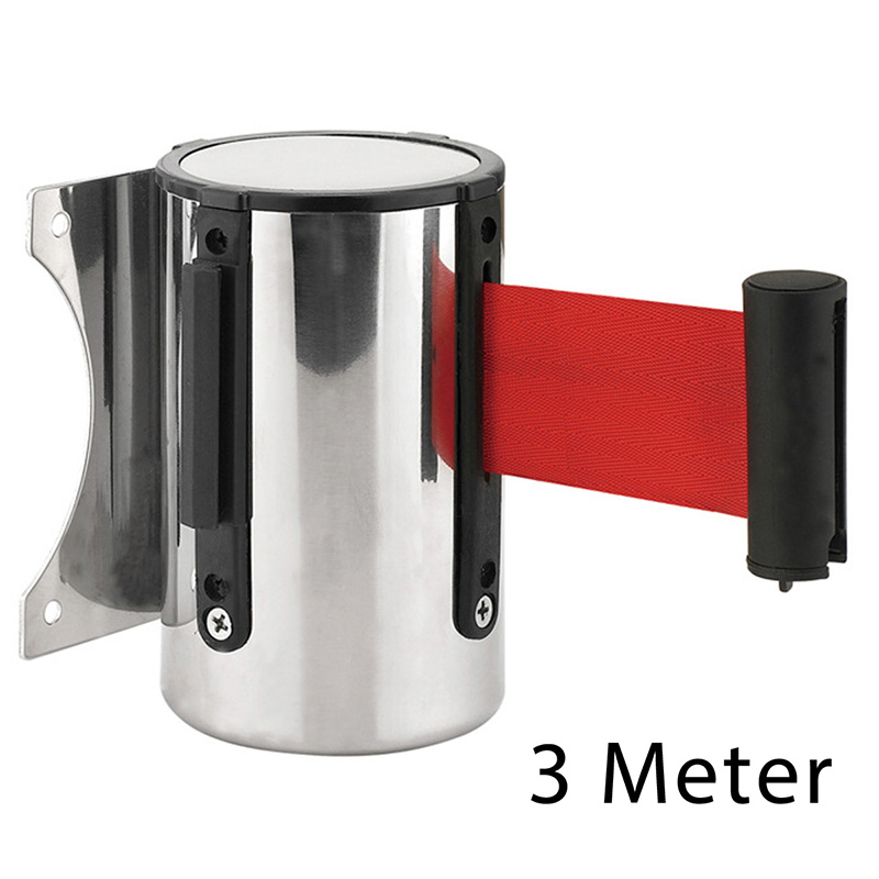 2/3 Meter Retractable Crowd Control Barrier Stand Belt Stanchion Post ...