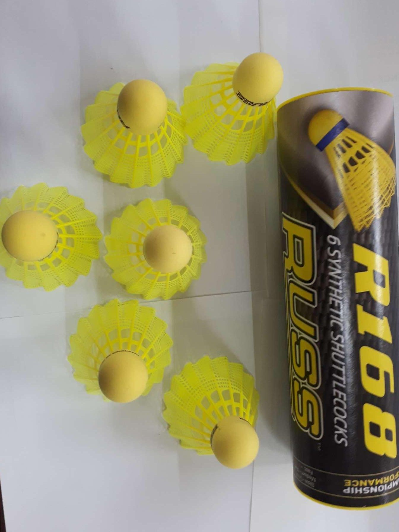 Russ Nylon badminton shuttlecock white or yellow | Lazada PH