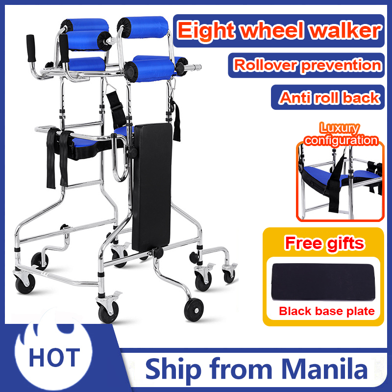 Multifunctional walker stroke hemiplegic walking aid rehabilitation ...