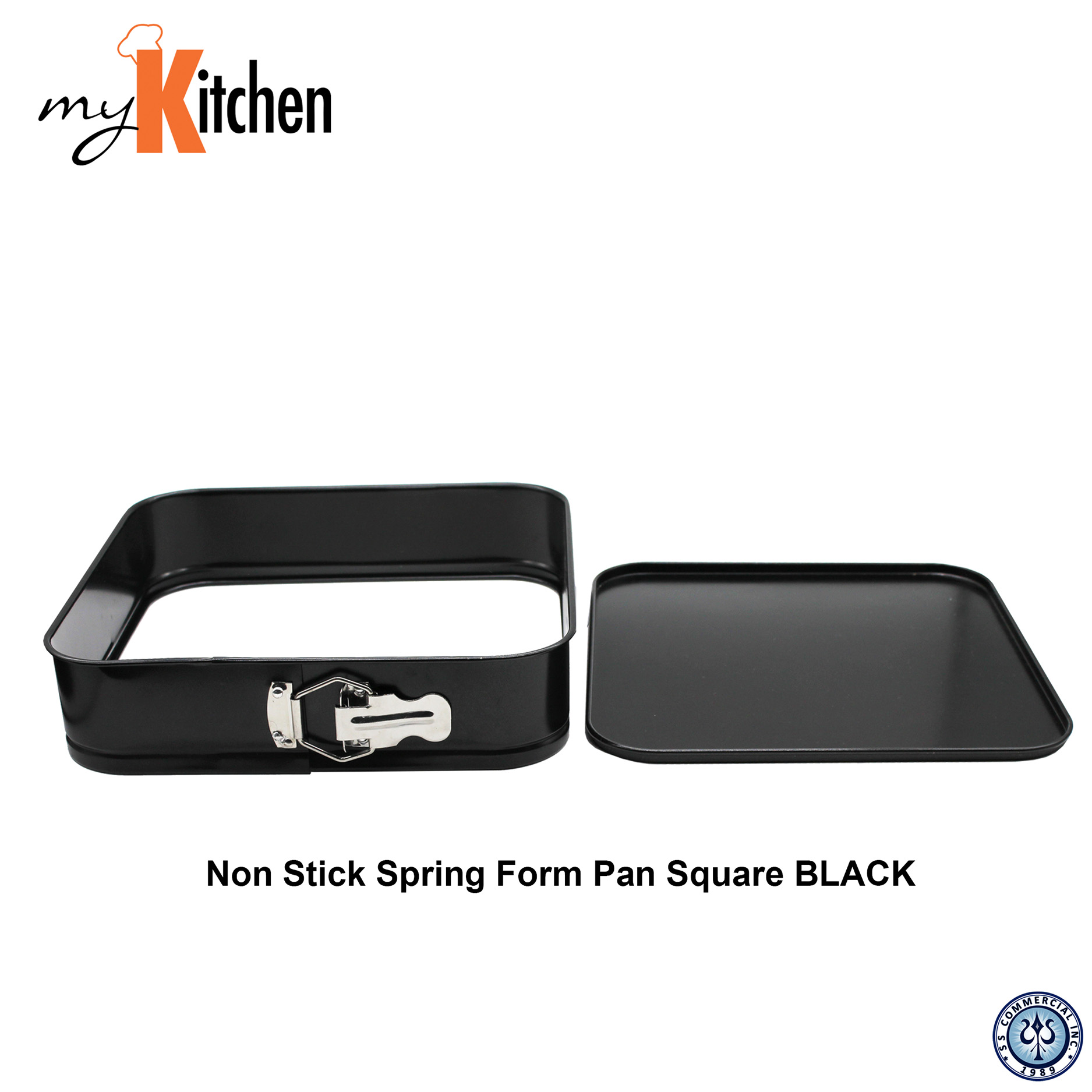 My Kitchen Non Stick Square Spring Form 26cm (Black) | Lazada PH