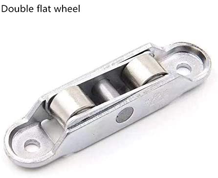 Push-pull Window Pulley Zinc alloy Flat/Concave Double Wheel Balance ...