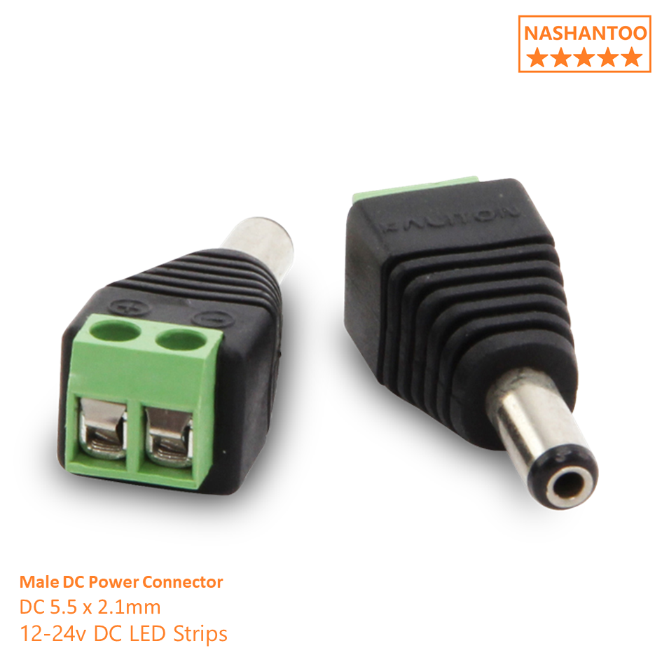 10PCS Male DC Power Jack Adapter Wire Connector | Lazada PH